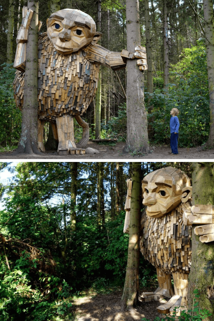6 Forgotten Giants Made From Recycled Wood - FarmFoodFamily