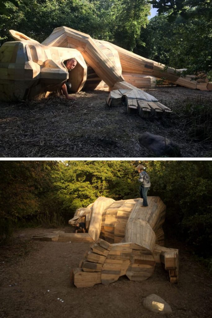 6 Forgotten Giants Made From Recycled Wood - FarmFoodFamily