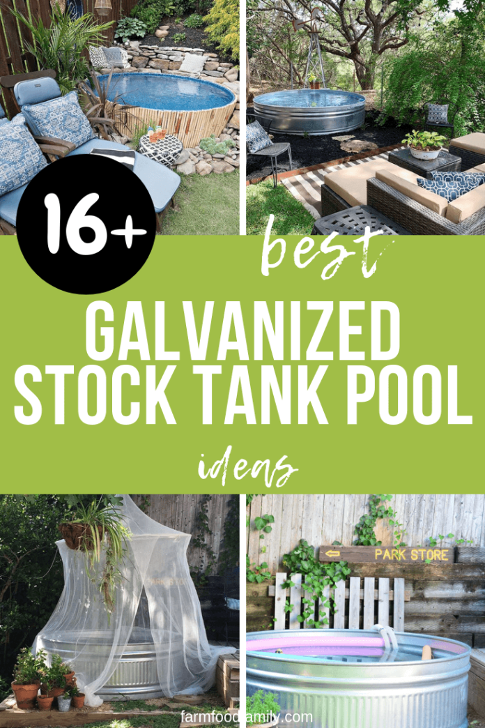 16+ Best Galvanized Stock Tank Pool Ideas & Designs For Summer 2024