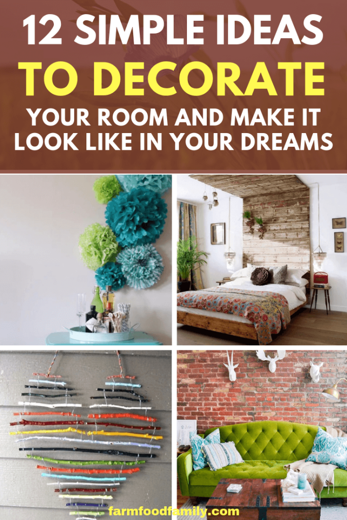 20 Simple Ideas To Decorate Your Room & Make It Look Like In Your Dreams