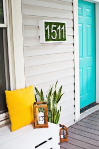 29+ Beautiful DIY House Number Sign Ideas and Designs For 2024