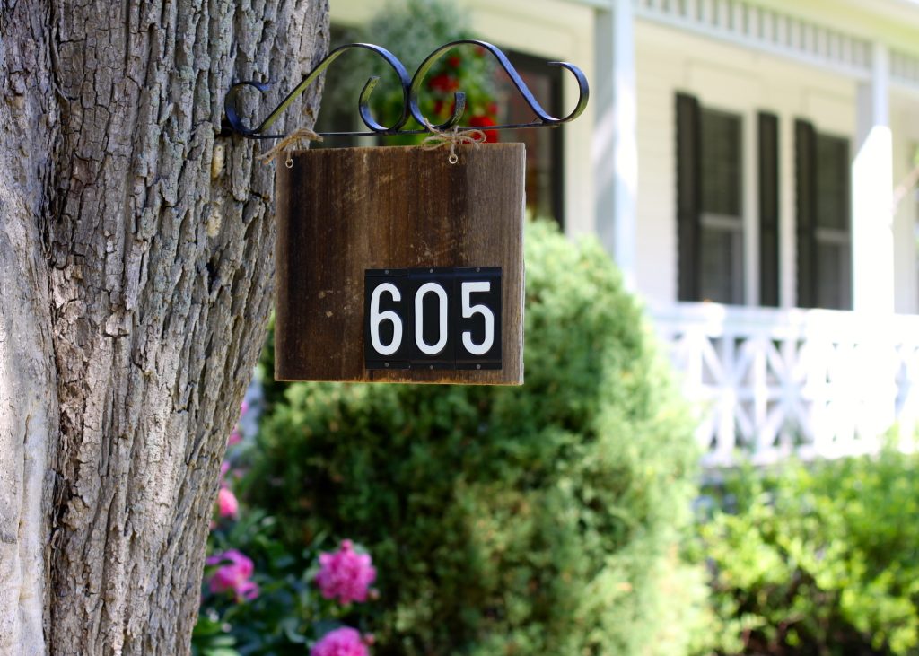 29+ Beautiful DIY House Number Sign Ideas and Designs For 2024