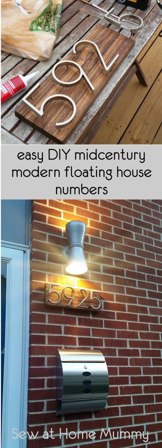 29+ Beautiful DIY House Number Sign Ideas and Designs For 2024