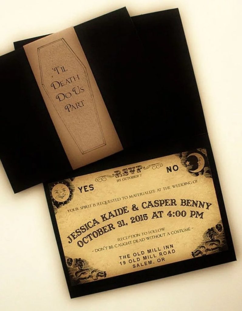 26+ Spooky ideas for a Halloween Wedding 2024