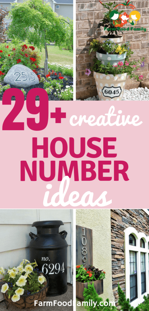29+ Beautiful DIY House Number Sign Ideas and Designs For 2024
