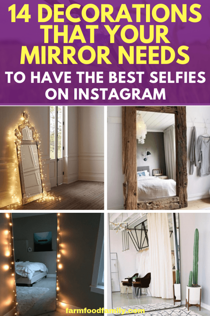 14 Decorations That Your Mirror Needs To Have The Best Selfies on Instagram