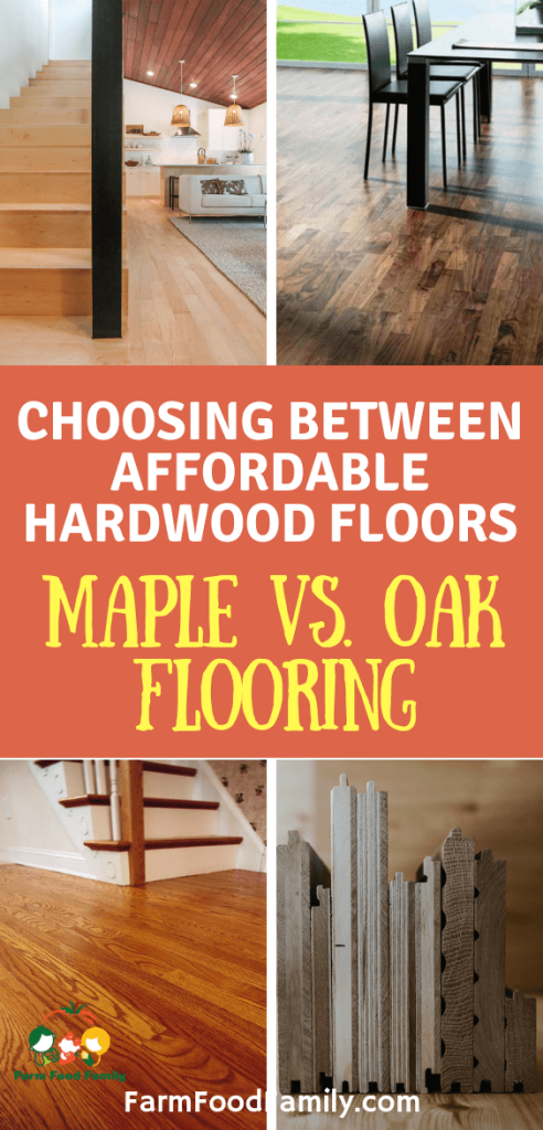 Maple vs. Oak Flooring: Choosing Between Affordable Hardwood Floors