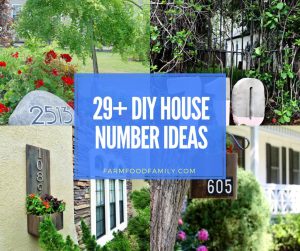 29+ Beautiful DIY House Number Sign Ideas and Designs For 2024