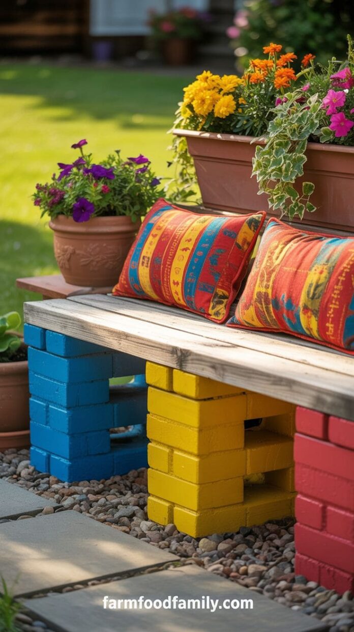 20+ Best Outdoor Cinder Block Bench Ideas & Designs For 2026