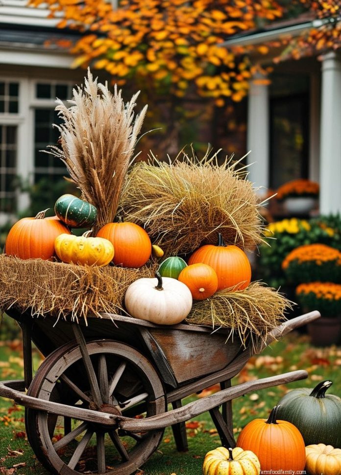 50+ Best Fall Yard Decor Ideas and Designs (Pumpkins, Leaves) For 2024