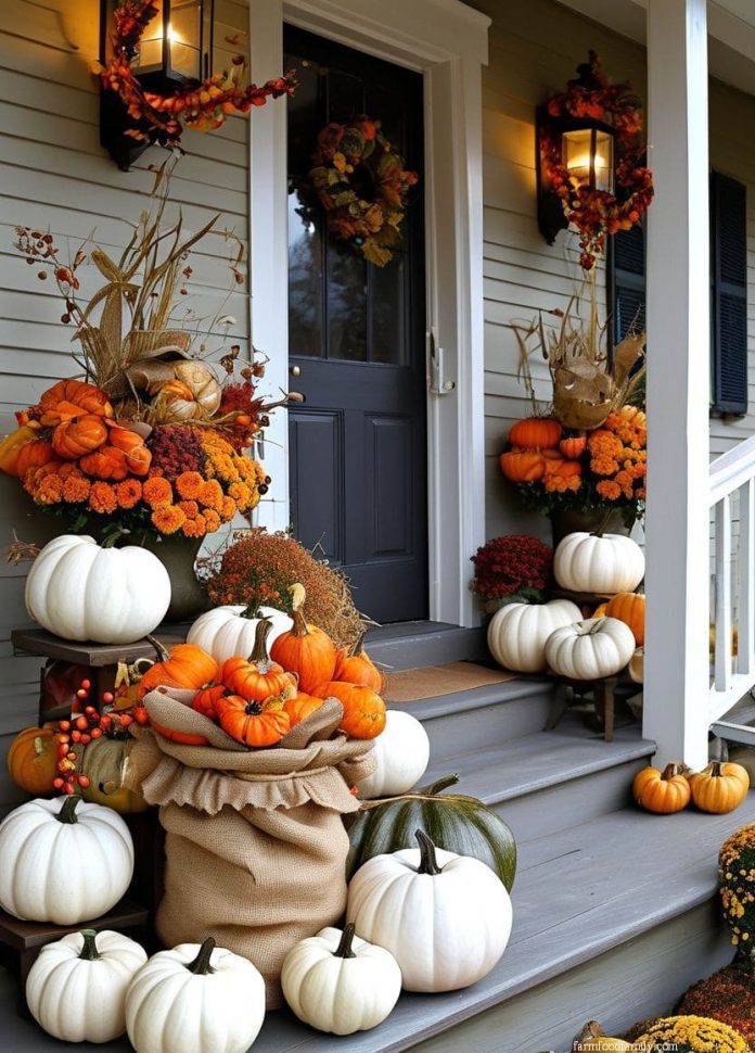 45+ Gorgeous Fall Harvest Display Ideas to Elevate Your Decor 2024