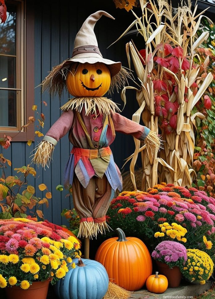 50+ Best Fall Yard Decor Ideas and Designs (Pumpkins, Leaves) For 2024