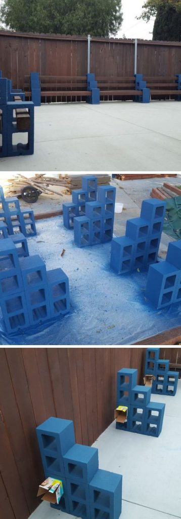 20+ Best Outdoor Cinder Block Bench Ideas & Designs For 2024