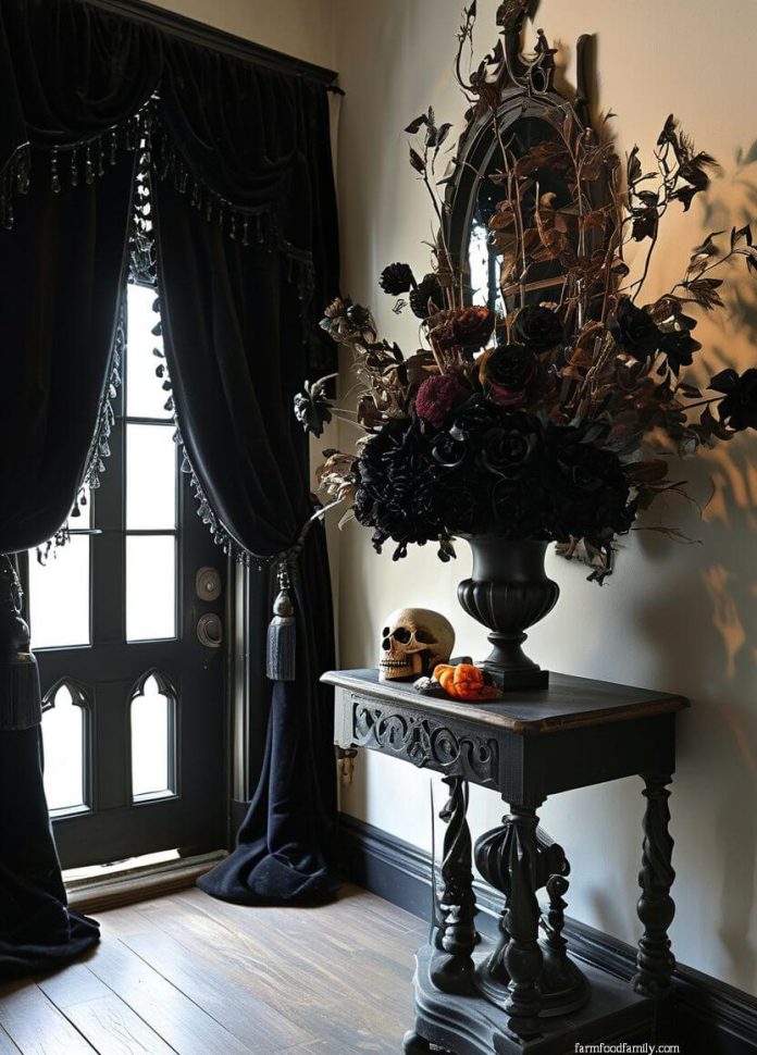 40 Stunning Gothic Halloween Decor Ideas to Elevate Your Spooky Space ...
