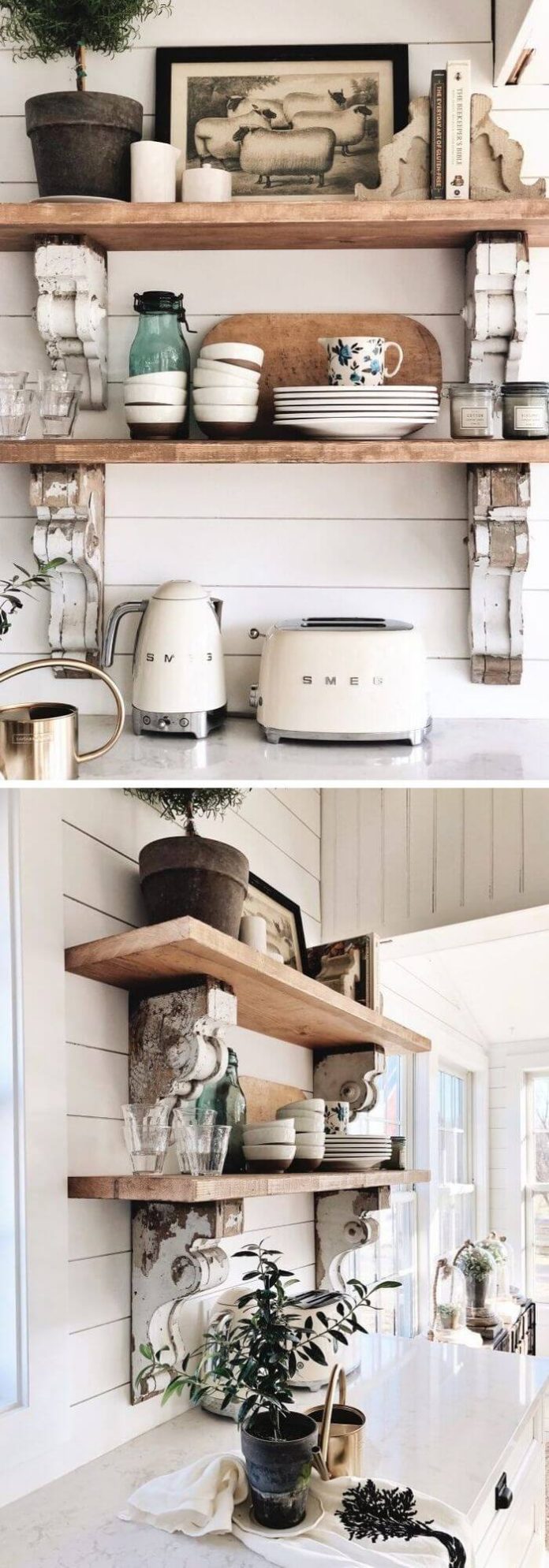 22+ Creative Farmhouse Shelf Decor Ideas & Designs For 2024