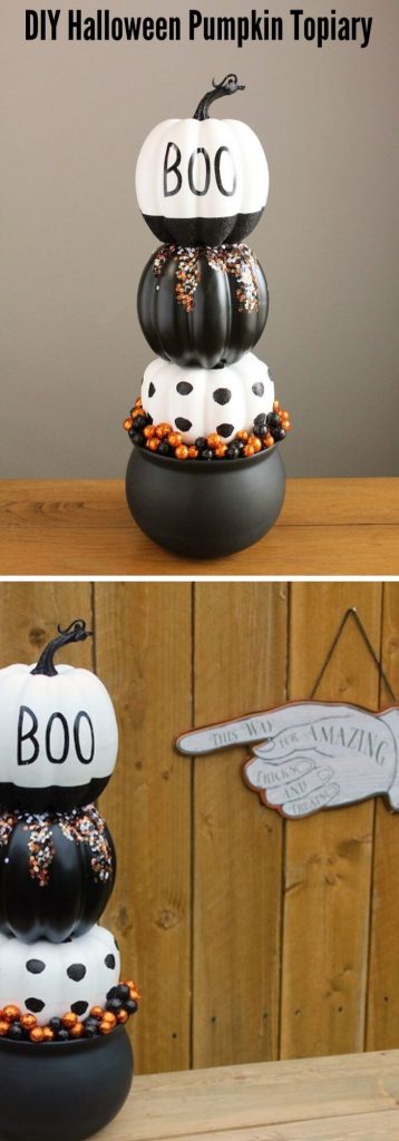 47 Spooky Halloween Pumpkin Topiary Ideas That Will Haunt Your Yard 2024