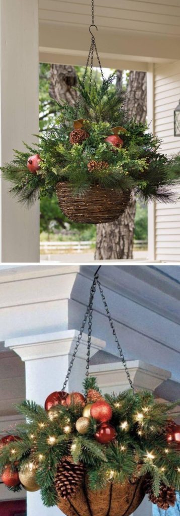 41+ Stunning Outdoor Christmas Planter Ideas That Will Wow Your ...