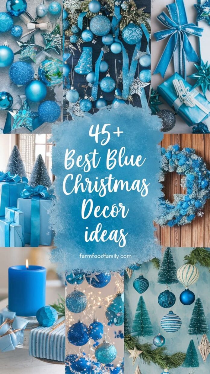 45+ Gorgeous Blue Christmas Decorations to Elevate Your Festive Spirit 2025