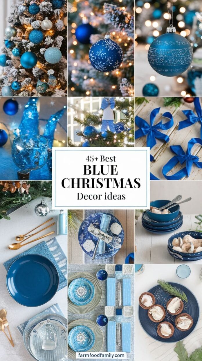 45+ Gorgeous Blue Christmas Decorations to Elevate Your Festive Spirit 2026