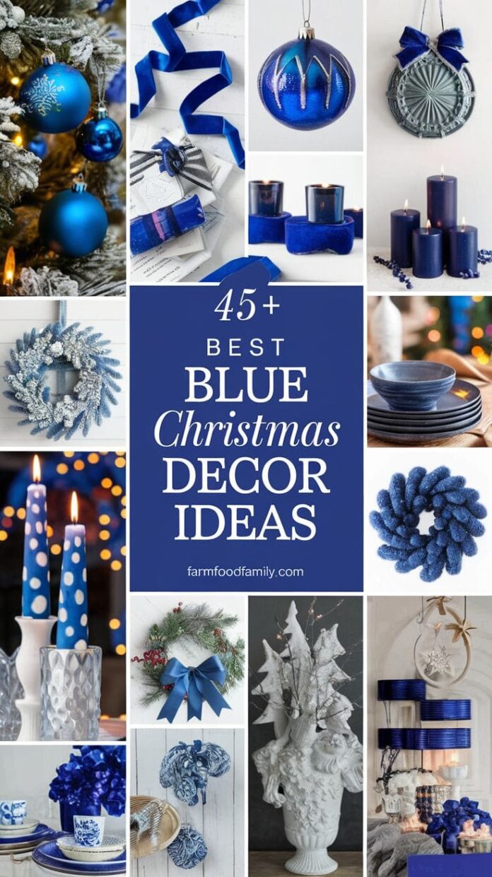 45+ Gorgeous Blue Christmas Decorations to Elevate Your Festive Spirit 2026