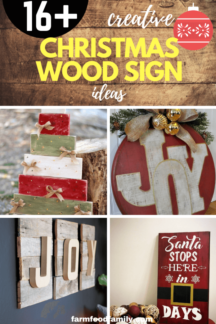 16+ Incredible Wood Sign Ideas & Designs For Christmas Decorations In 2024