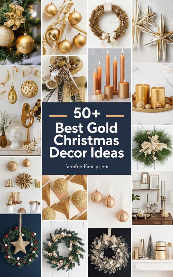 50+ Stunning Gold Christmas Decor Ideas to Elevate Your Holiday Style 2026