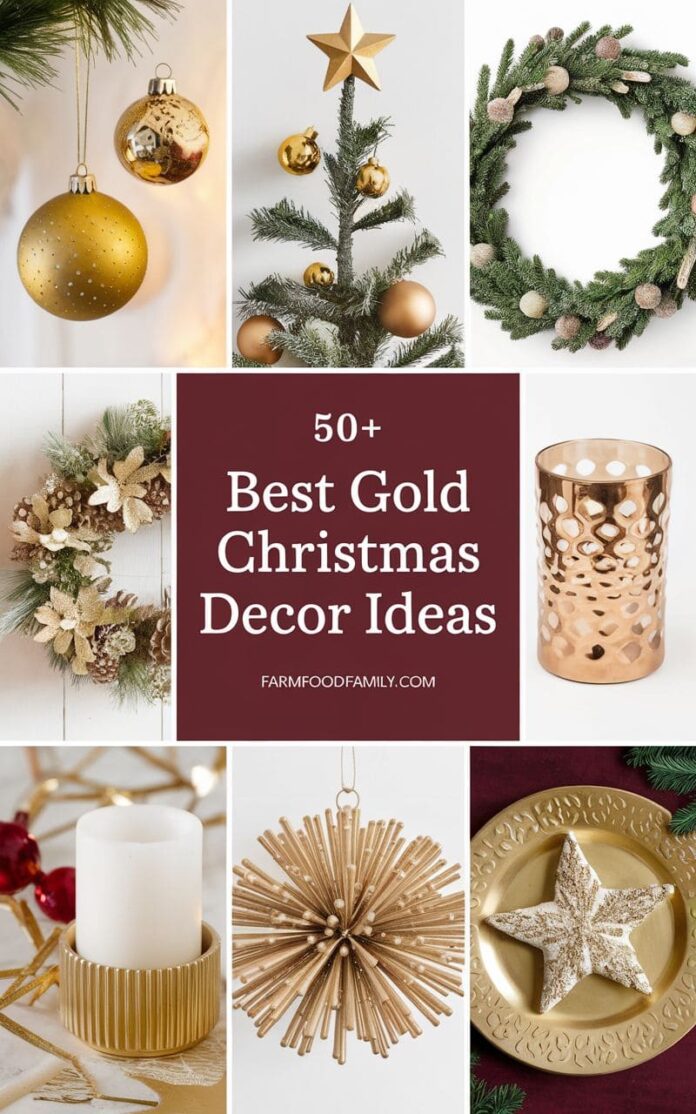 50+ Stunning Gold Christmas Decor Ideas to Elevate Your Holiday Style 2026