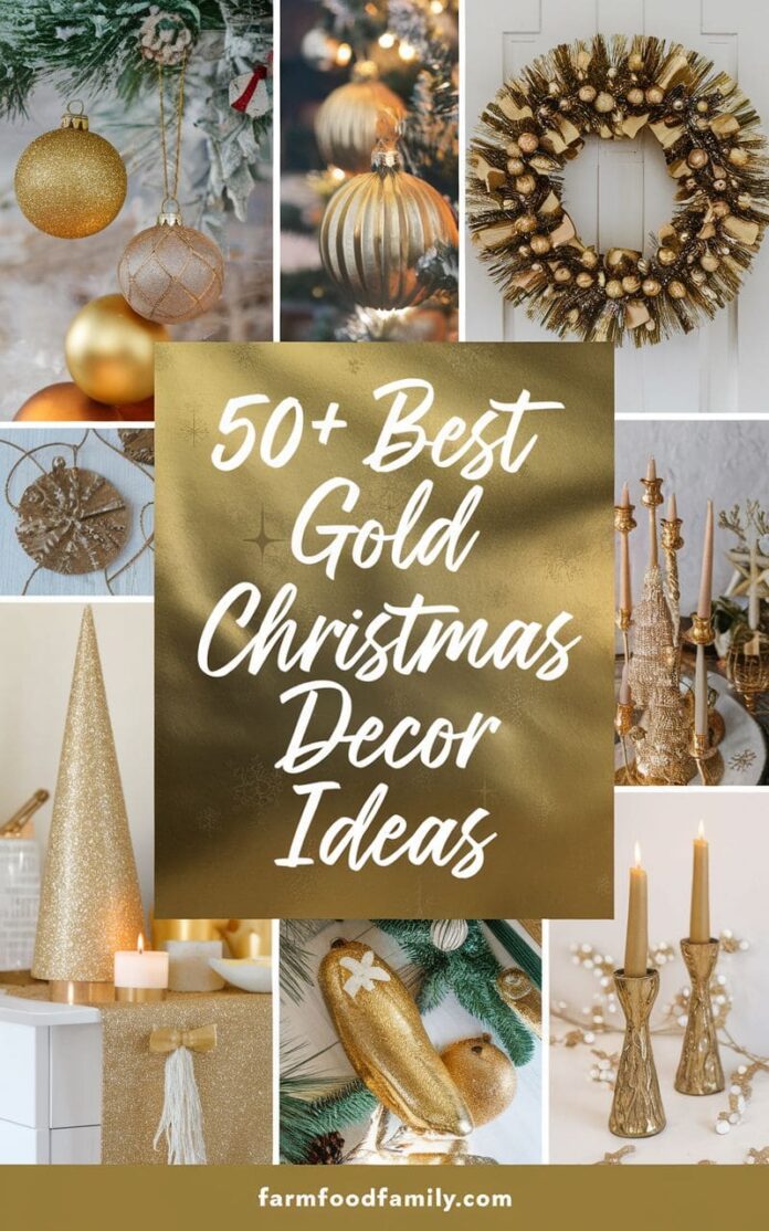 50+ Stunning Gold Christmas Decor Ideas to Elevate Your Holiday Style 2026