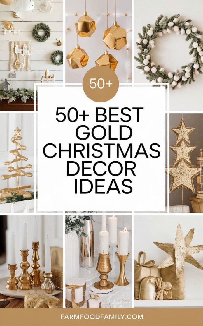50+ Stunning Gold Christmas Decor Ideas to Elevate Your Holiday Style 2026