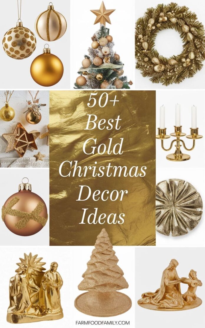 50+ Stunning Gold Christmas Decor Ideas to Elevate Your Holiday Style 2026