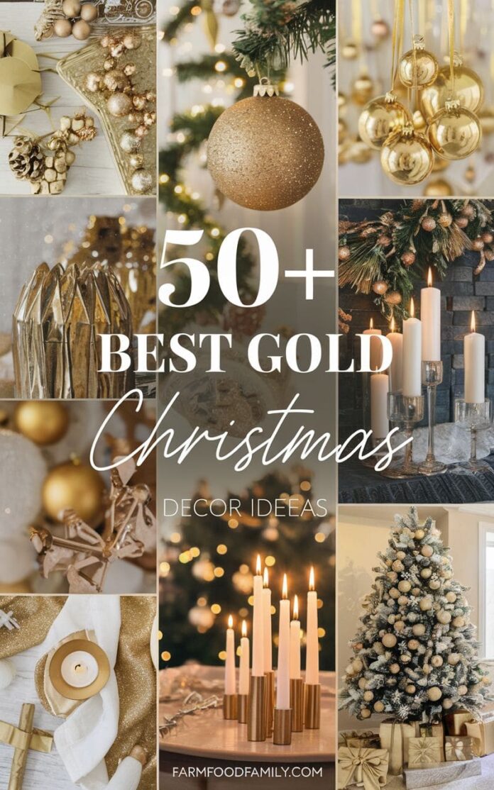 50+ Stunning Gold Christmas Decor Ideas to Elevate Your Holiday Style 2026