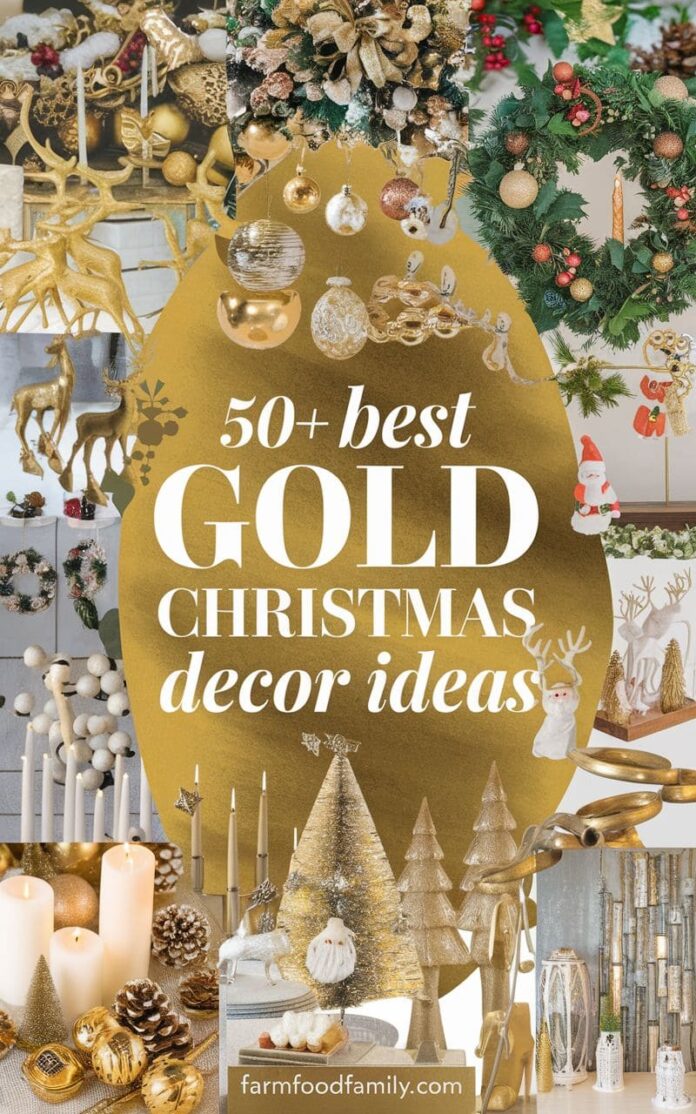 50+ Stunning Gold Christmas Decor Ideas to Elevate Your Holiday Style 2026