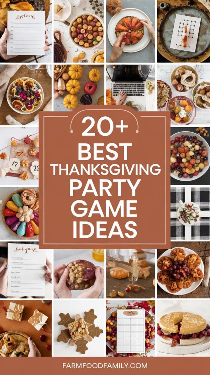 20+ Fun Thanksgiving Party Game Ideas For Kids and Family in 2025