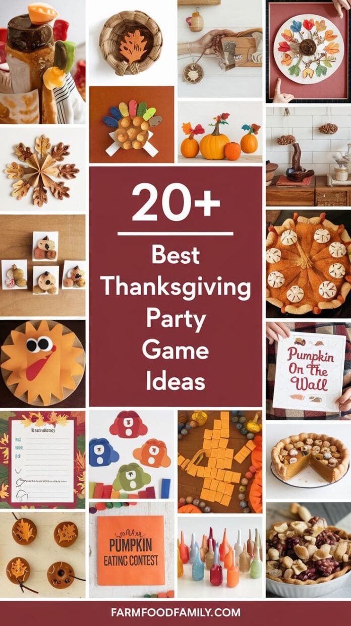 20+ Fun Thanksgiving Party Game Ideas For Kids and Family in 2025