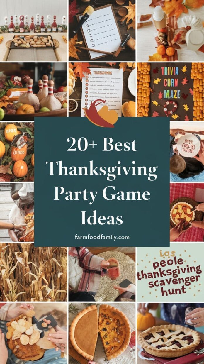 20+ Fun Thanksgiving Party Game Ideas For Kids and Family in 2025