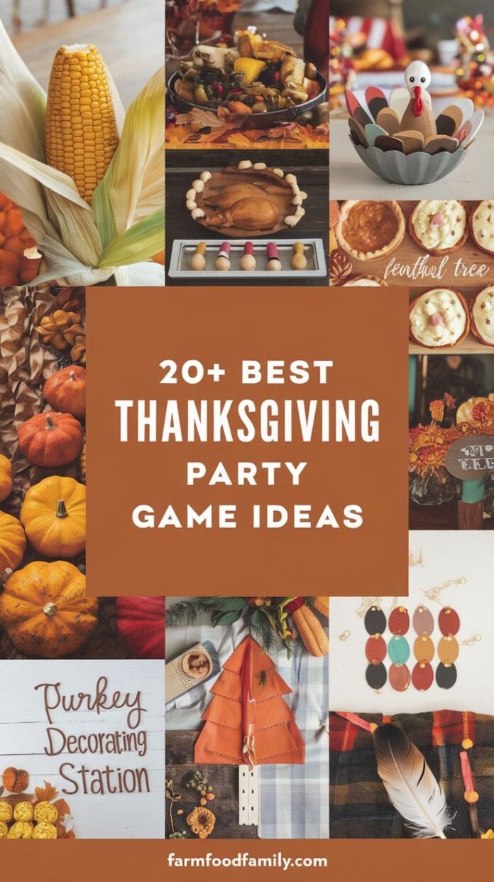 20+ Fun Thanksgiving Party Game Ideas For Kids and Family in 2025