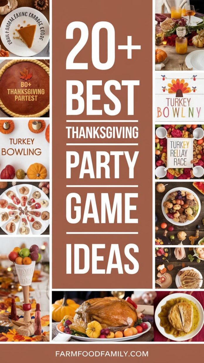 20+ Fun Thanksgiving Party Game Ideas For Kids and Family in 2025