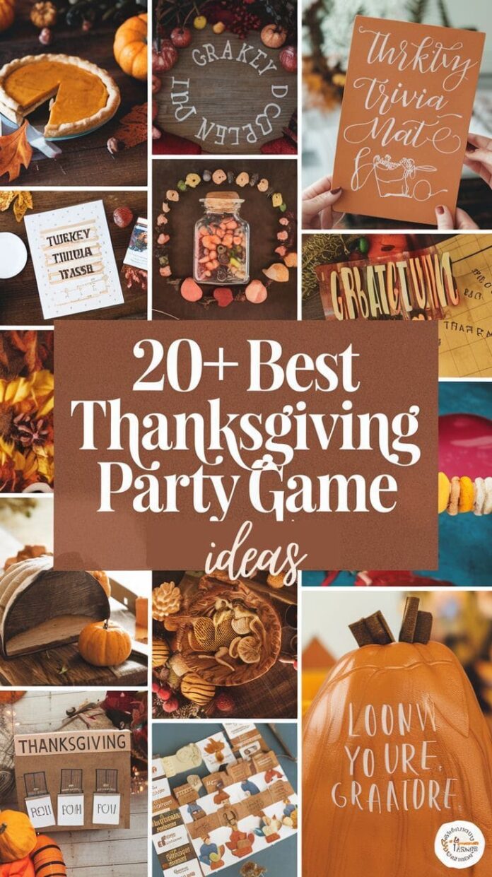 20+ Fun Thanksgiving Party Game Ideas For Kids and Family in 2025