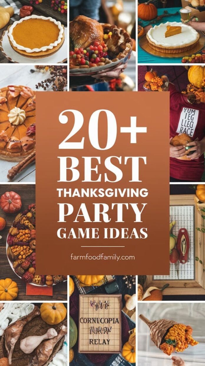 20+ Fun Thanksgiving Party Game Ideas For Kids and Family in 2025