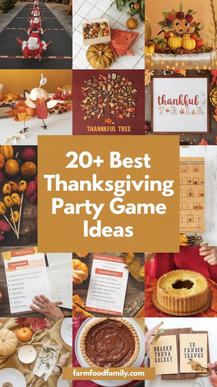 20+ Fun Thanksgiving Party Game Ideas For Kids and Family in 2025
