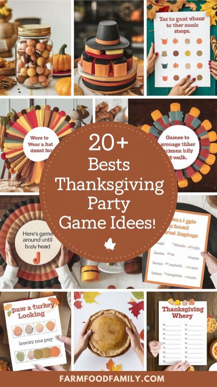 20+ Fun Thanksgiving Party Game Ideas For Kids and Family in 2026