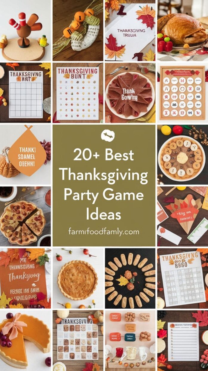 20+ Fun Thanksgiving Party Game Ideas For Kids and Family in 2025