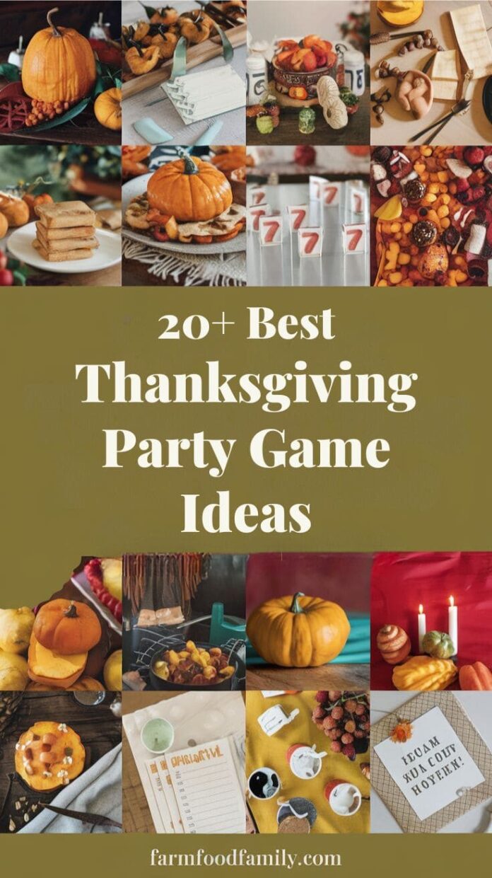 20+ Fun Thanksgiving Party Game Ideas For Kids and Family in 2025