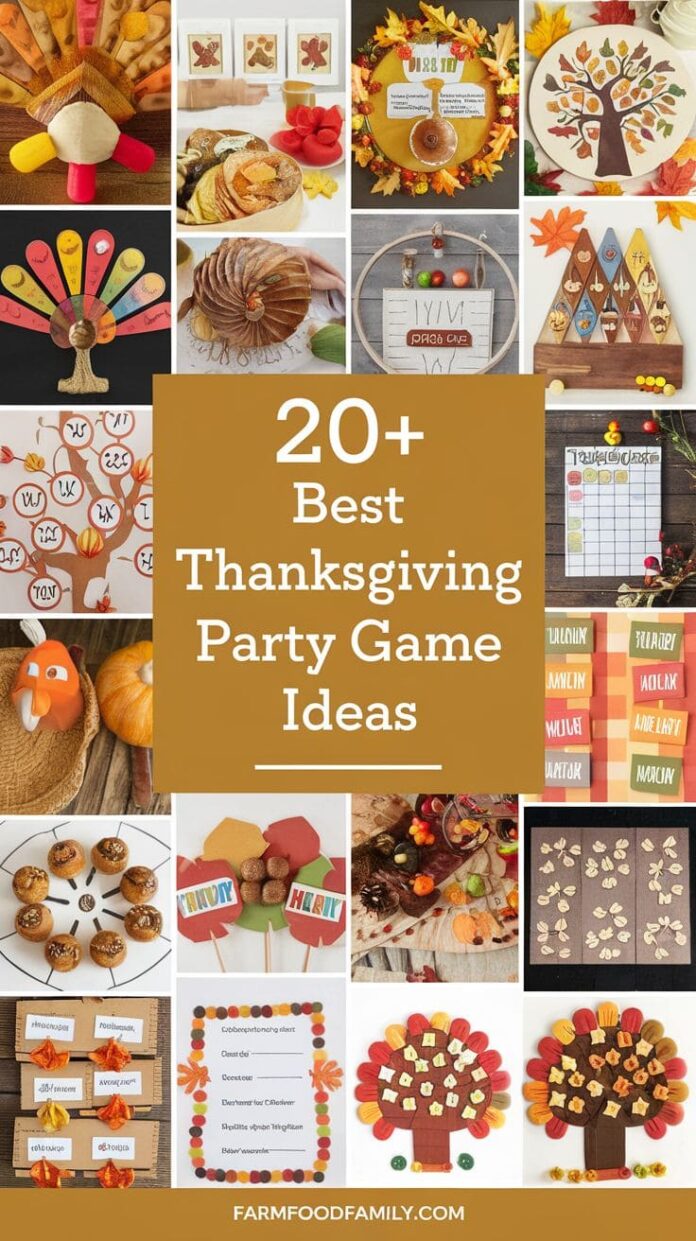 20+ Fun Thanksgiving Party Game Ideas For Kids and Family in 2025