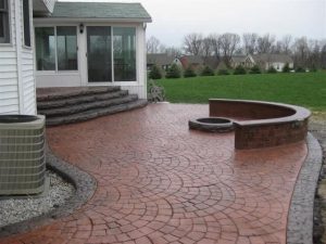 18+ Inspiring Stamped Concrete Patio Ideas & Designs For 2024 - Outdoor ...