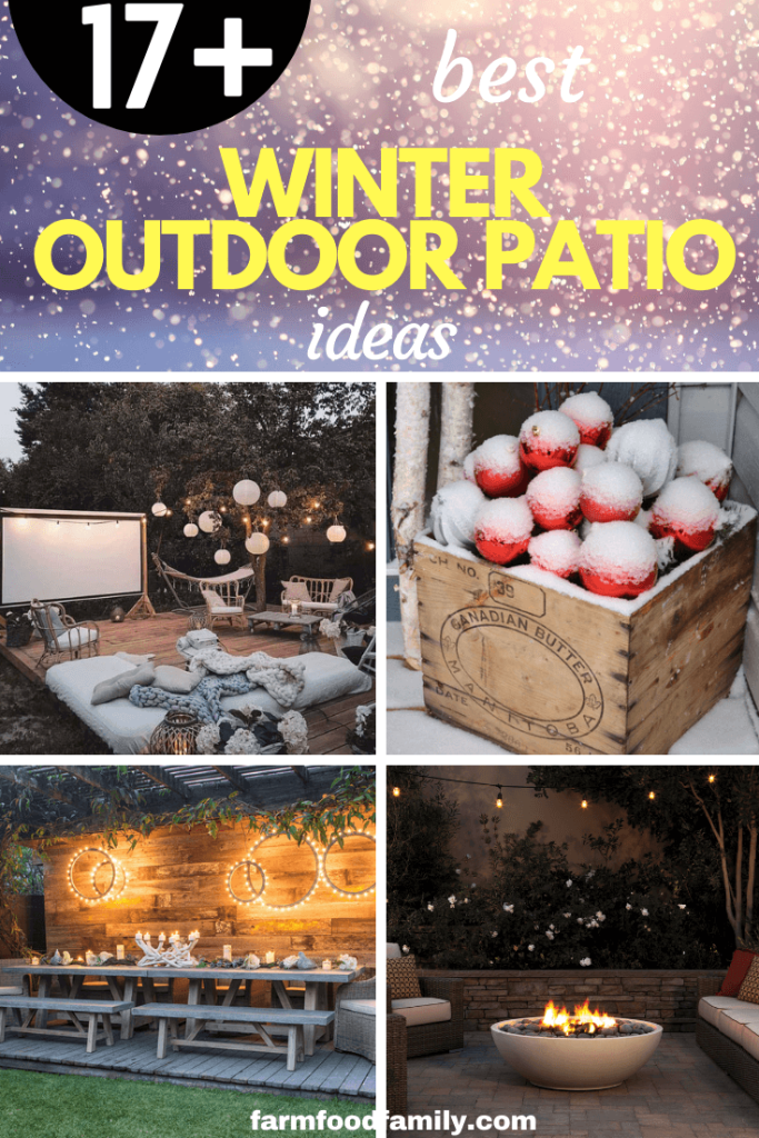 17+ Cozy Winter Outdoor Patio Designs & Ideas For 2024