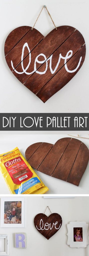 20+ Amazing DIY Rustic Wood Heart Ideas & Projects For Your Lovely Home