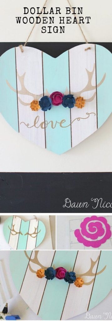 20+ Amazing DIY Rustic Wood Heart Ideas & Projects For Your Lovely Home