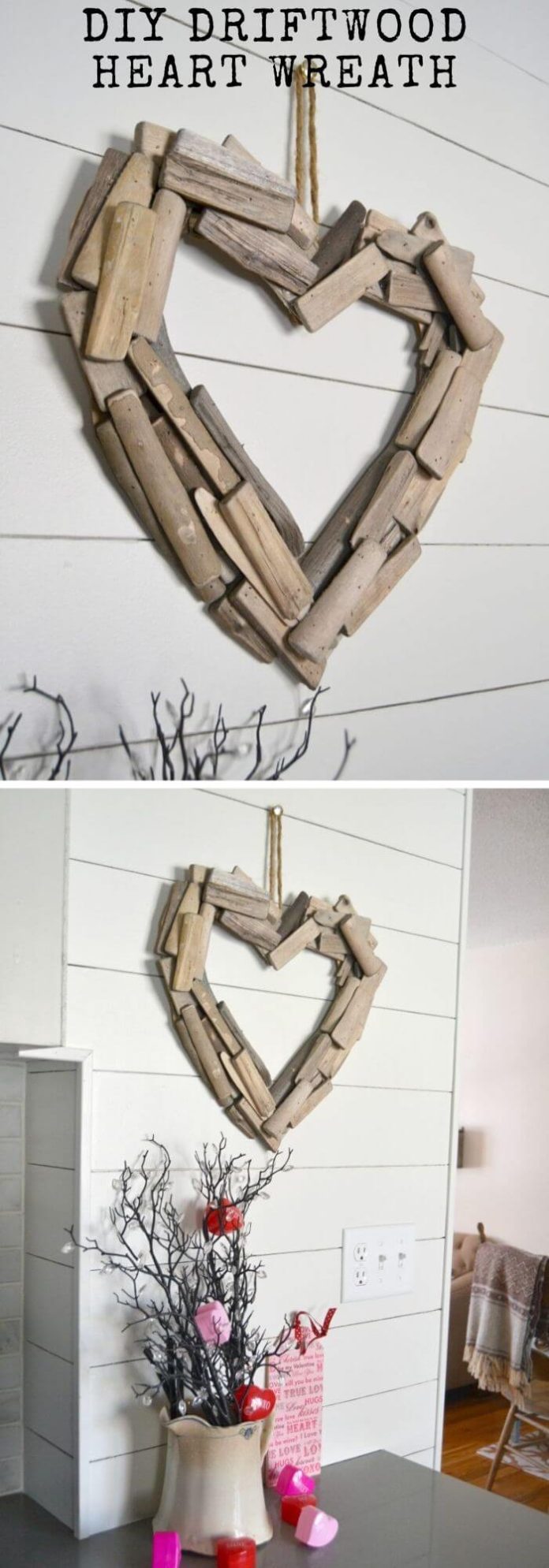 20+ Amazing DIY Rustic Wood Heart Ideas & Projects For Your Lovely Home