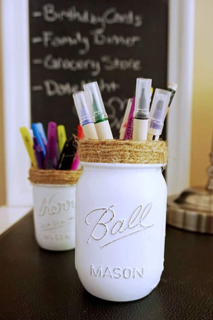 20+ Creative DIY Mason Jar Organizer Ideas That You'll Love